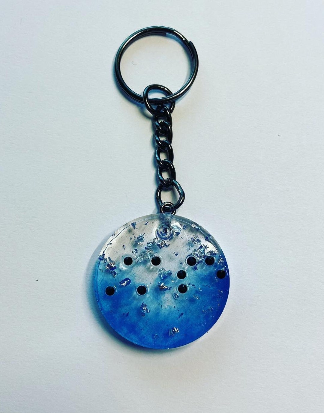 CUSTOMIZE Braille Resin Keychain; Shape: Large Circle - Etsy