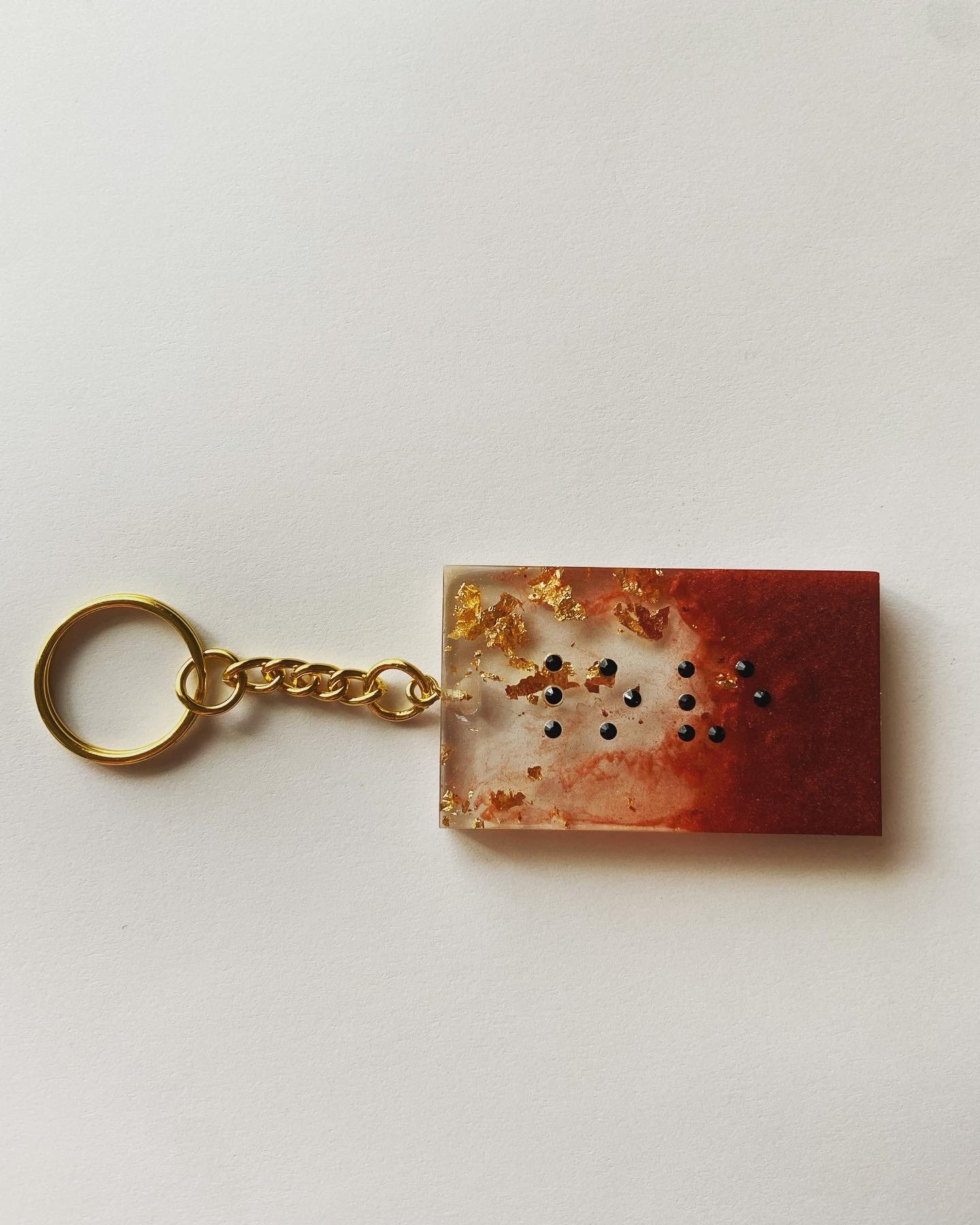 CUSTOMIZE Braille Resin Keychain Shape: Large Rectangle - Etsy