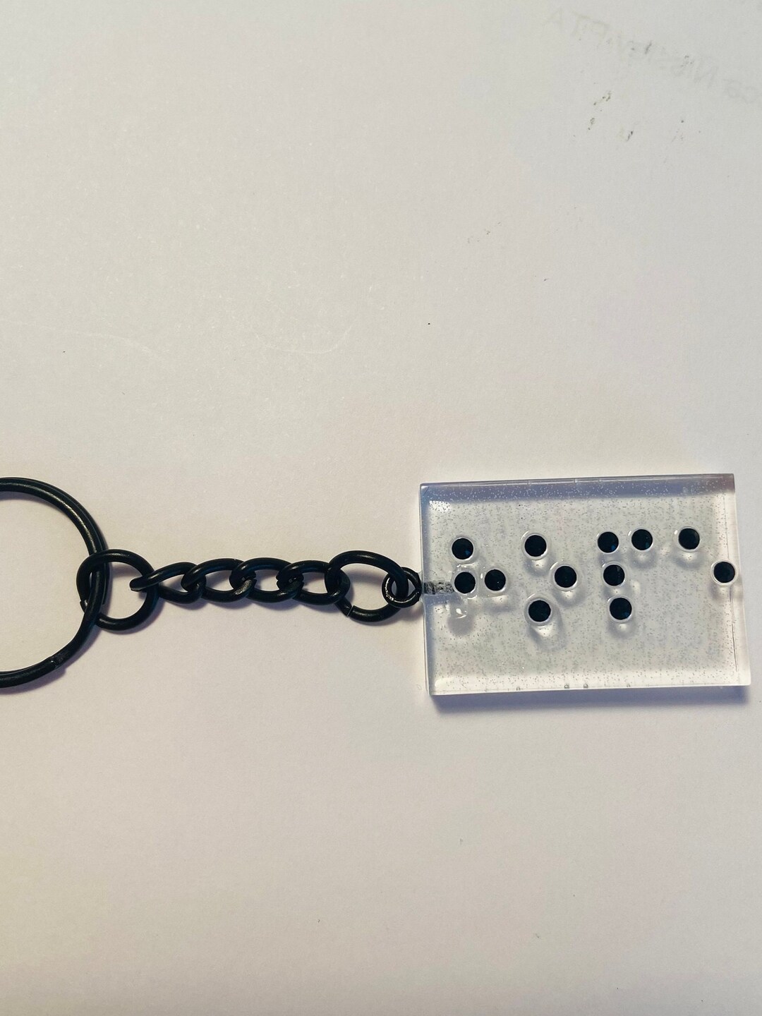 Braille Keychain "hope” - Etsy