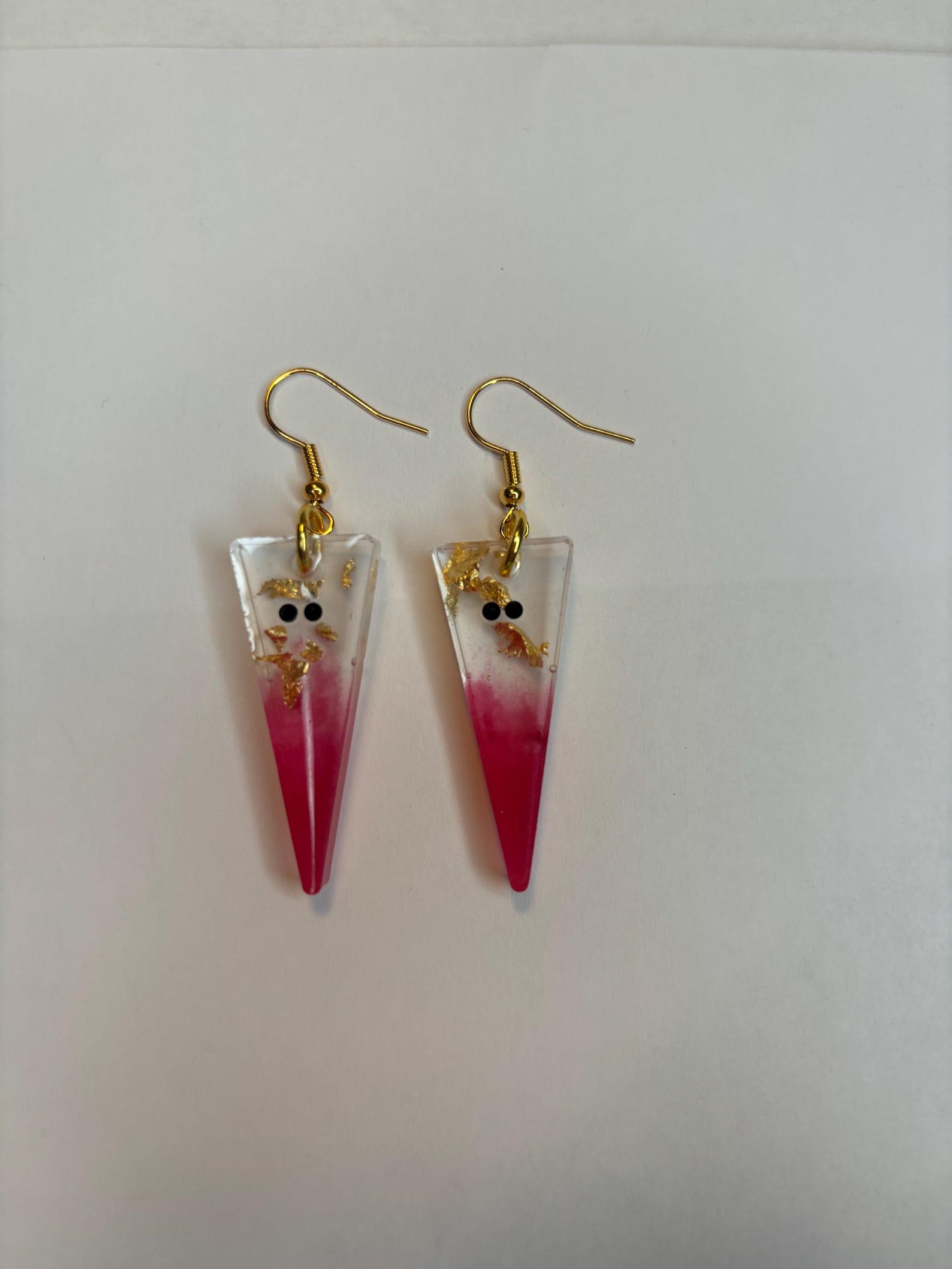 CUSTOM Braille Earrings | Medium Triangle Shape - Etsy