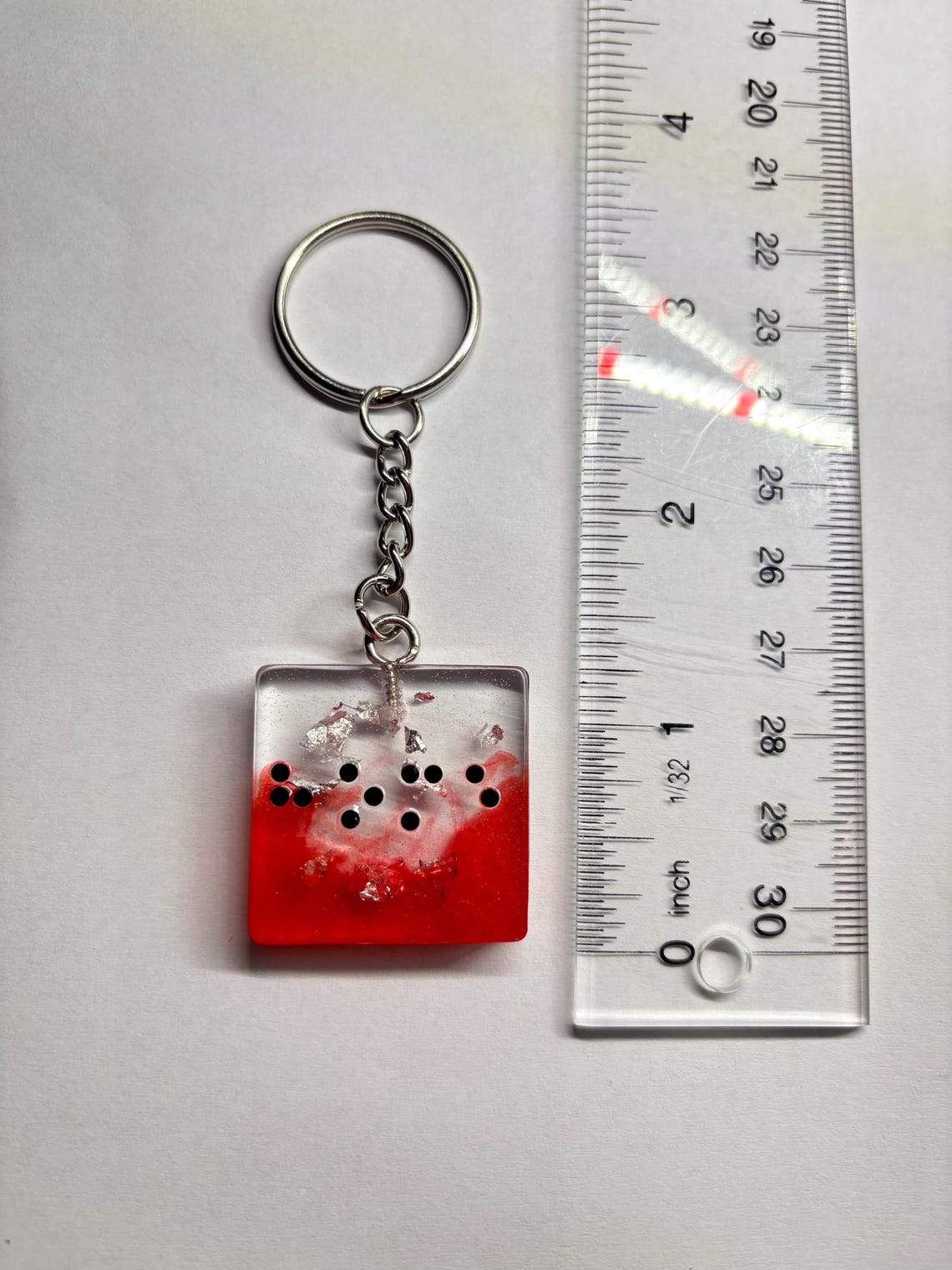 Braille Keychain “home” | Tactile Braille - Etsy