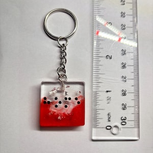 Braille Keychain “home” | Tactile Braille - Etsy