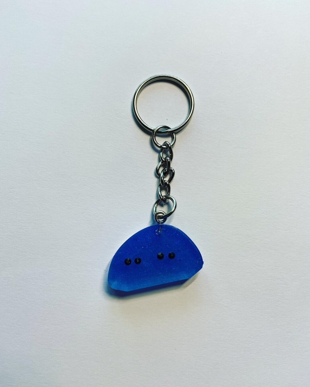 CUSTOMIZE Braille Resin Keychain; Shape: Small Semi-circle - Etsy
