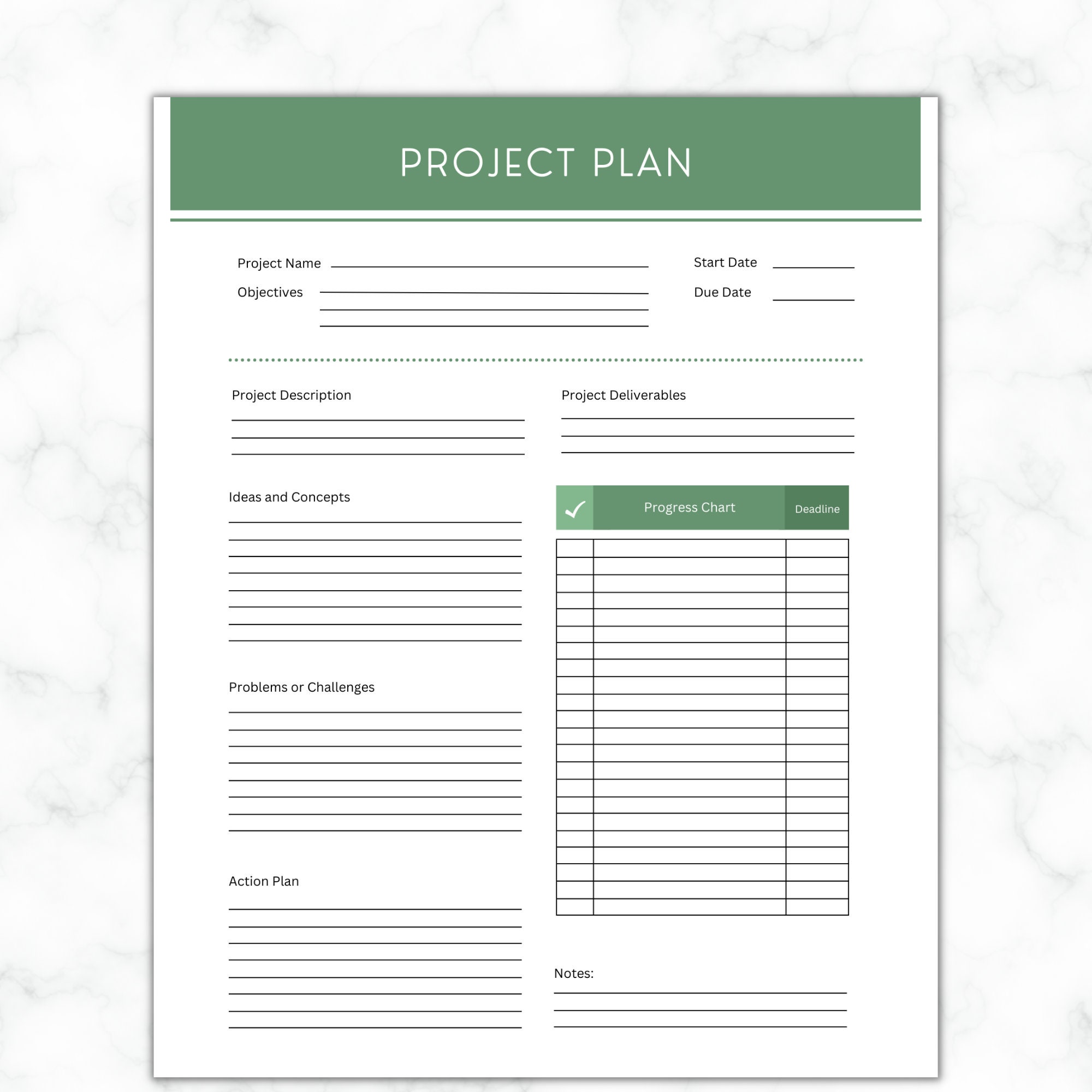 Printable Project Planner Bundle to Help With Productivity and - Etsy