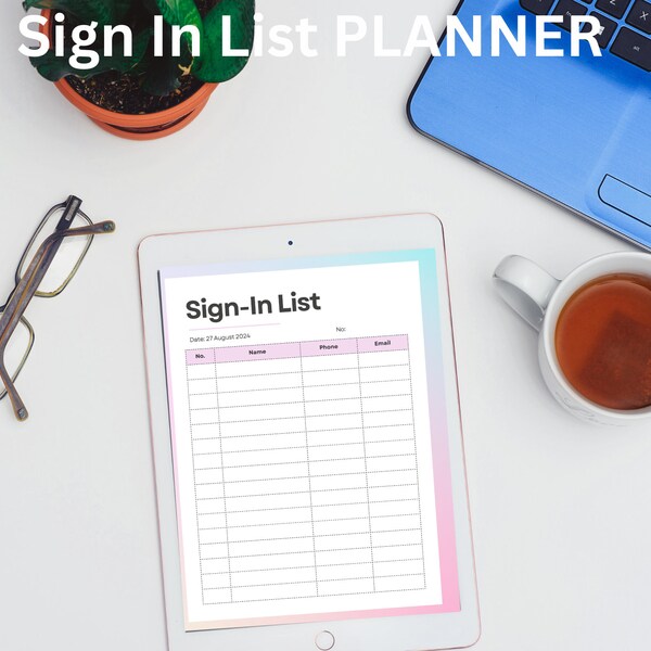 Event Sign up Sheet - Etsy