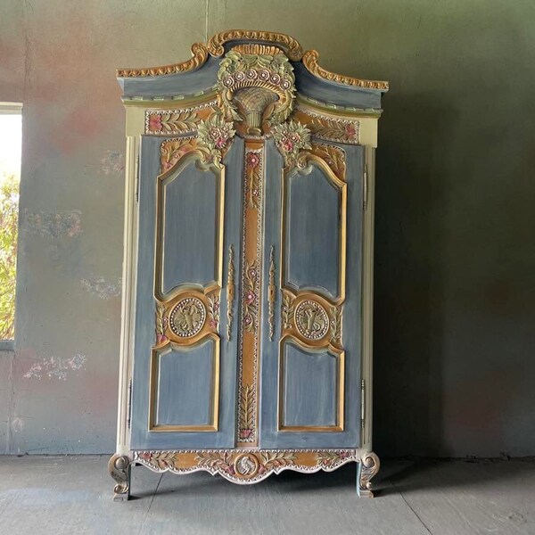 Antique Armoire Wardrobe Closet - Etsy