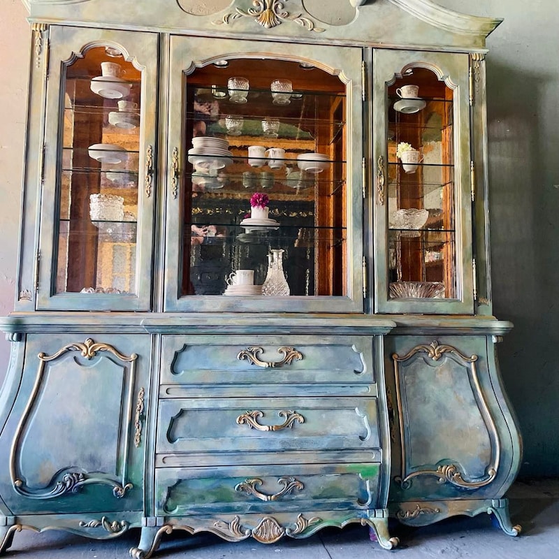 Dish Display Cabinet - Etsy