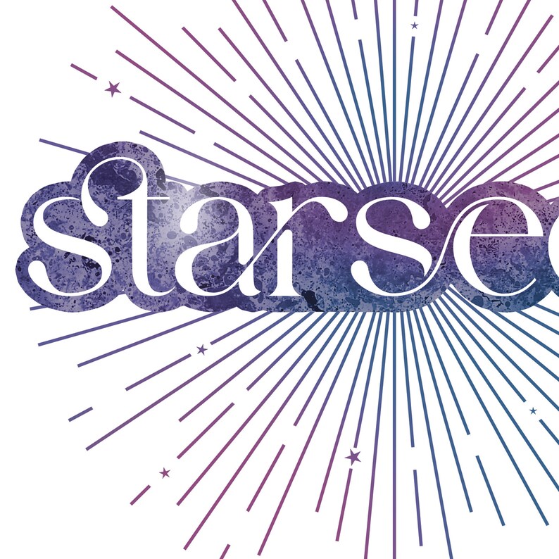 Starseed Word Art Graphic, Digital Download Printable, 8x10 5x7 - Etsy