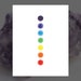 Chakra Chart Painted With Watercolor Spiritual Wall Art - Etsy