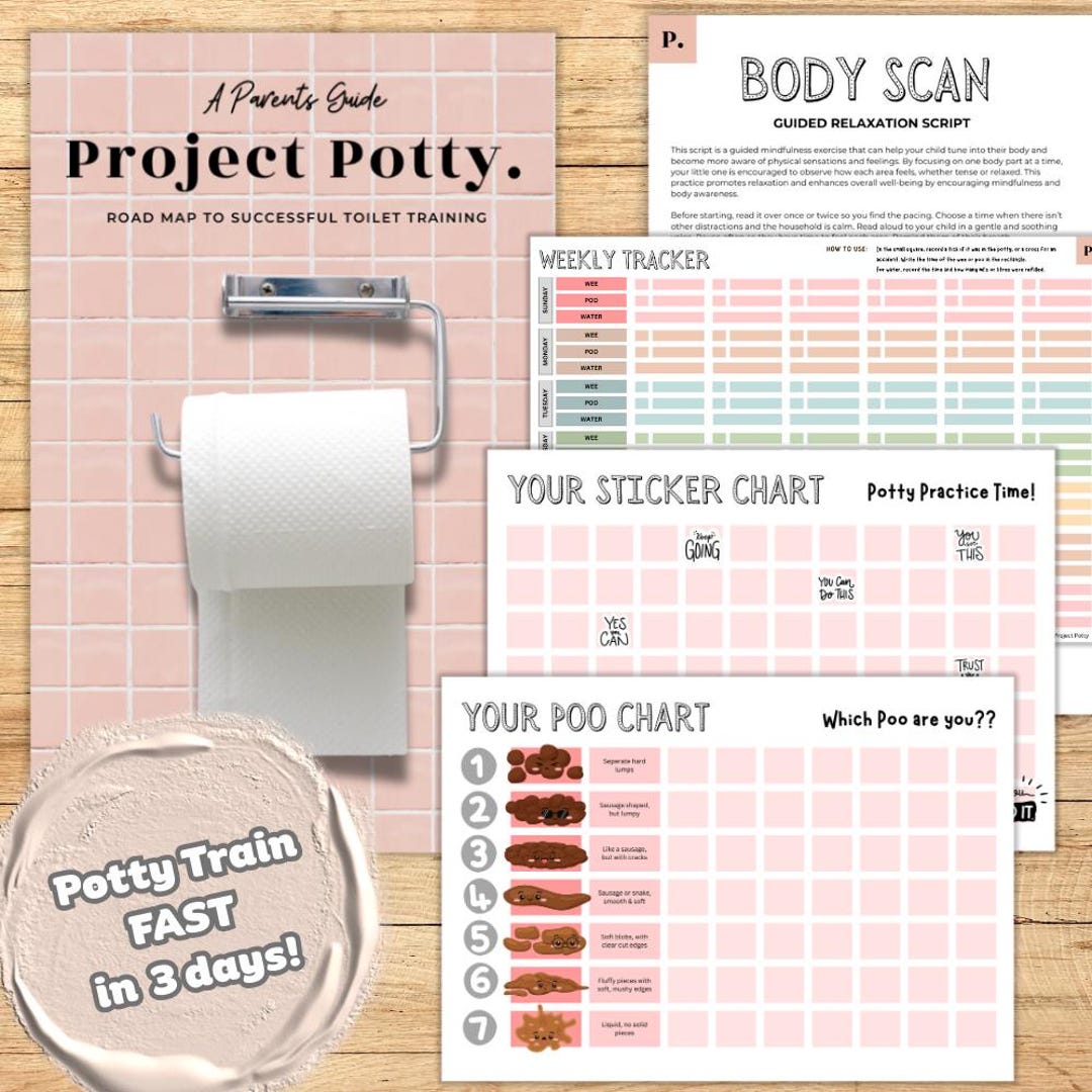 Potty Training Bundle Digital Download | Fast Results Weekly Tracker ...