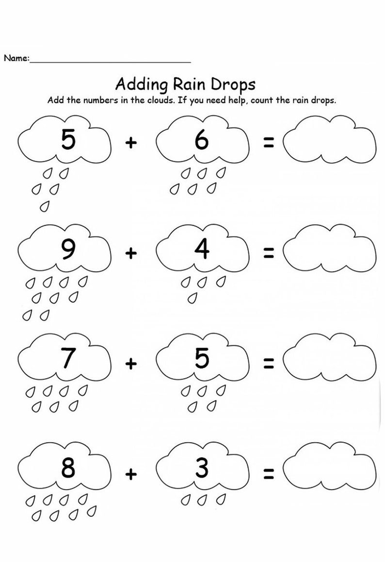Maths Worksheet Bundle for Kids, Kids Activity Workbooks, Gift for Kids ...