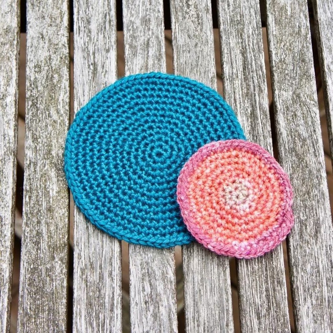 PATTERN ONLY - Round Crochet Patterns, Cotton Coasters and Placemats ...