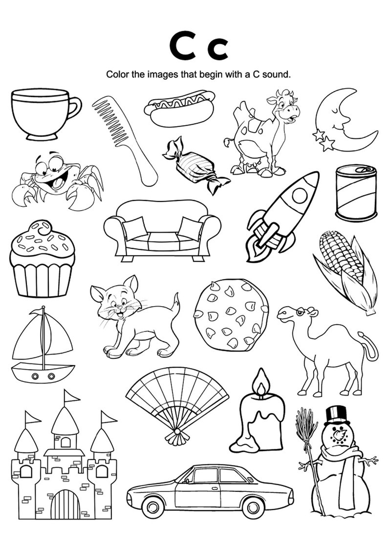 Phonics Worksheet Bundle for Kids, Learning Activity Book (digital ...