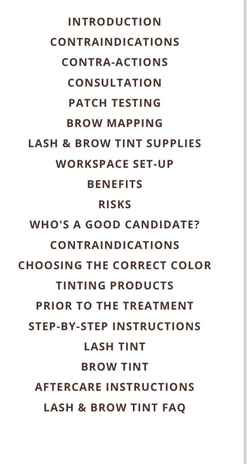 Wax and Tint Manual Beauty Therapy Training - Etsy