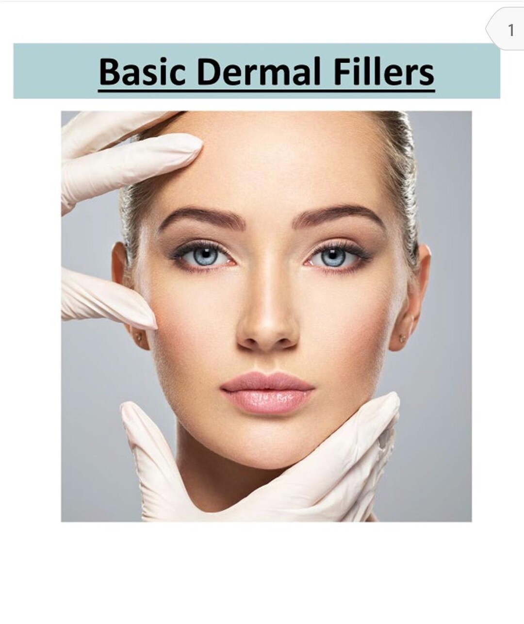 Basic Dermal Fillers Manual Training - Etsy