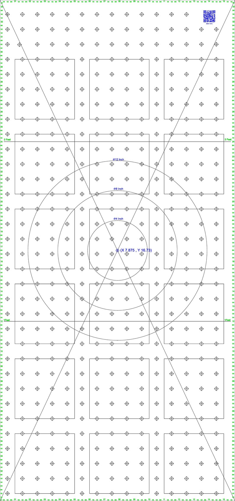 Waste Grid Production Grid Metric and Inches 400 X 850mm for Ortur ...