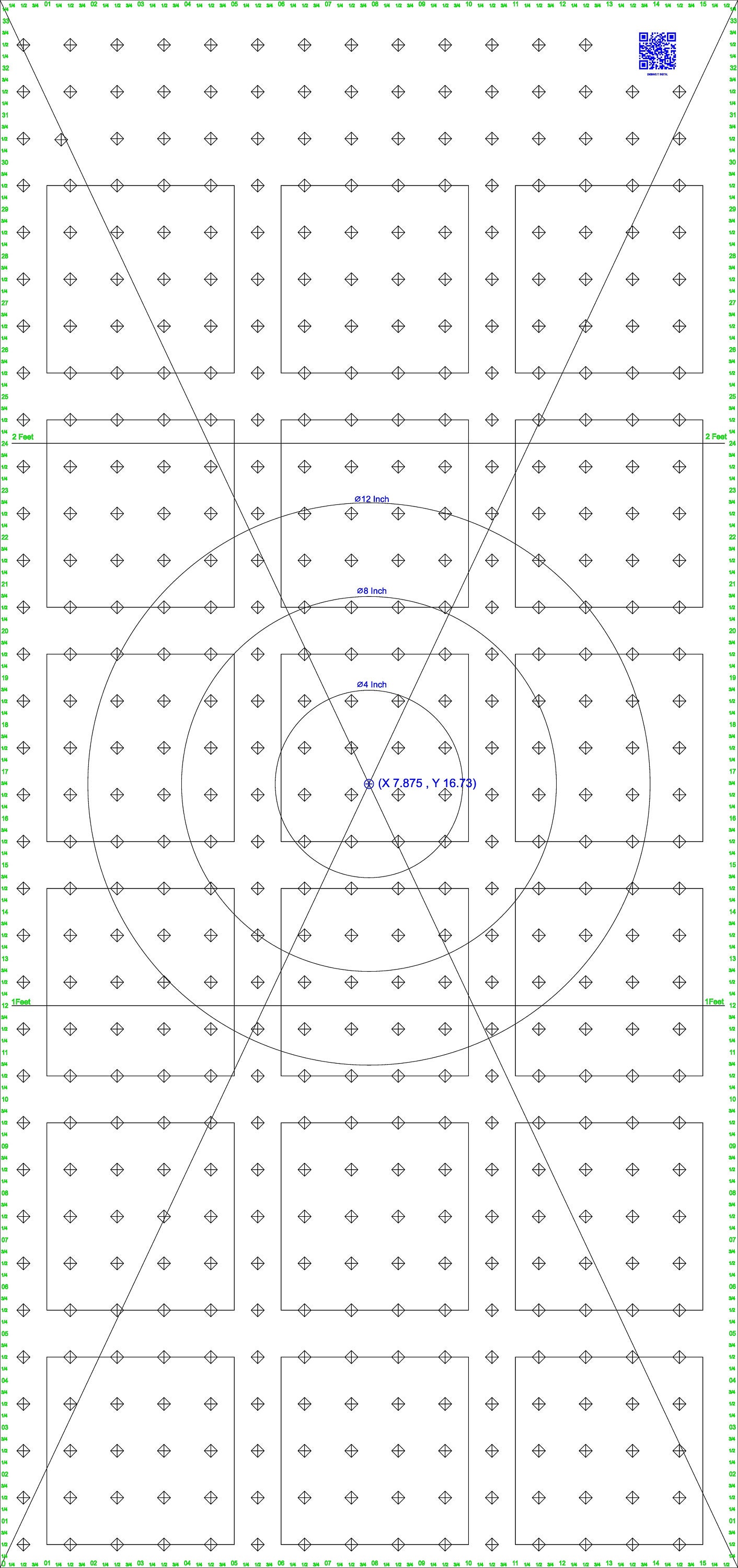 Waste Grid Production Grid Metric and Inches 400 X 850mm for Ortur ...