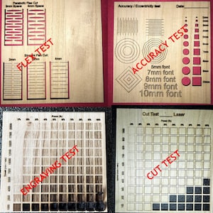 Laser Test File Bundle | Calibration File | Ultimate Test File for ...