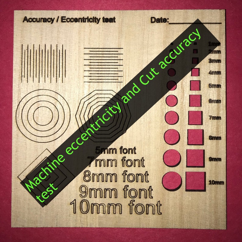 Laser Test File Bundle | Calibration File | Ultimate Test File for ...
