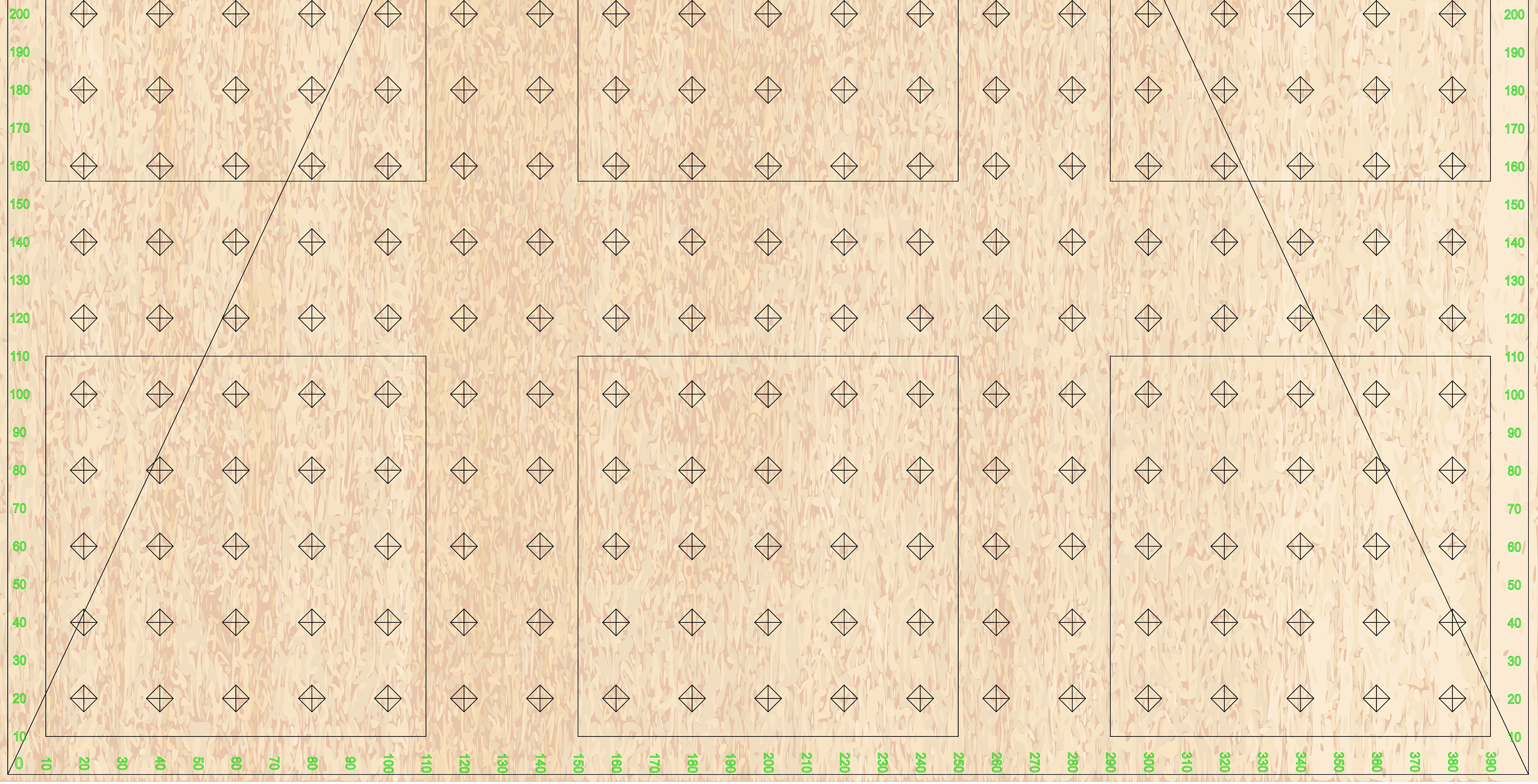 Waste Grid Production Grid Metric and Inches 400 X 850mm for Ortur ...