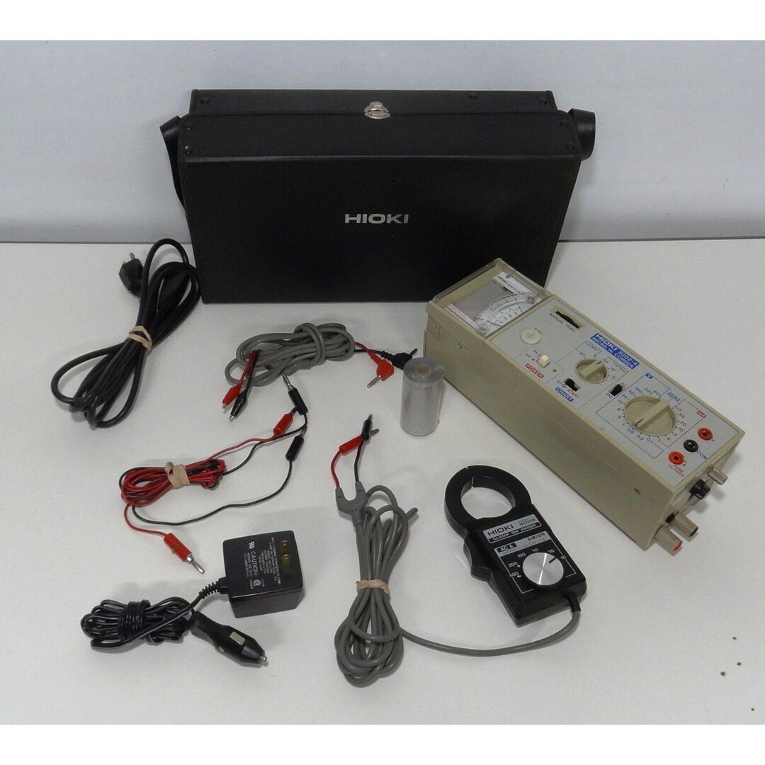 Vintage - Hioki 8202-4 Micro Hi Corder W/ 9008 Clamp-on Probe & Test ...