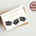 Congratulations Graduate - Card With Graduation Caps - DIGITAL Download ...