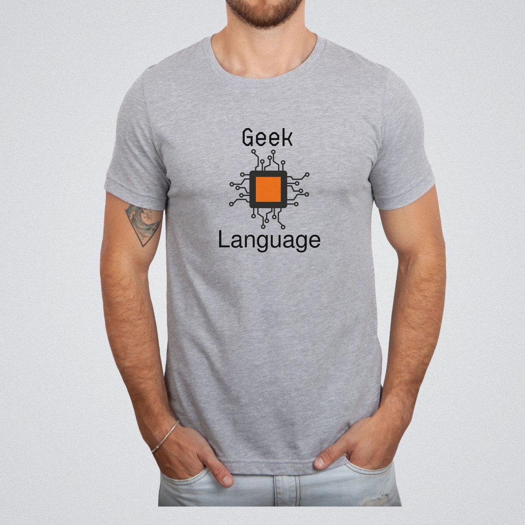 Computer Geek T-shirt Gaming Geek Shirt With CPU Print - Etsy
