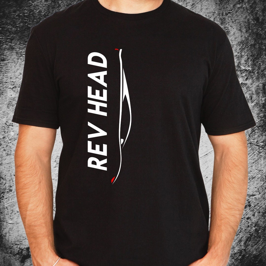 Rev Head T-shirt: Fast Car Graphic Tee - Race Car Lover Gift - Etsy