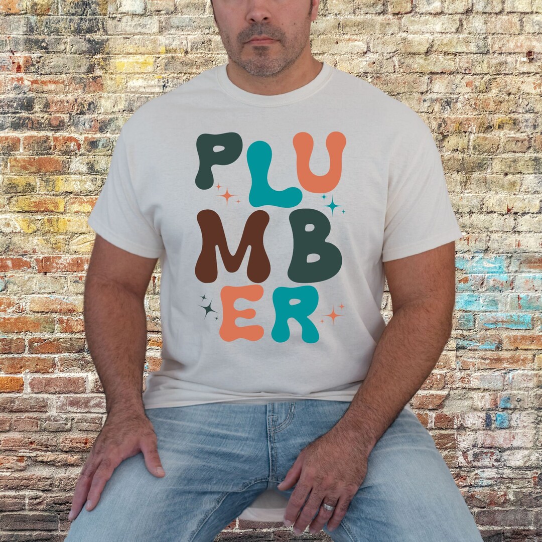 Plumber T-shirt, Pipe Fitter Gift, Retro Plumber Shirt, Birthday Gifts ...