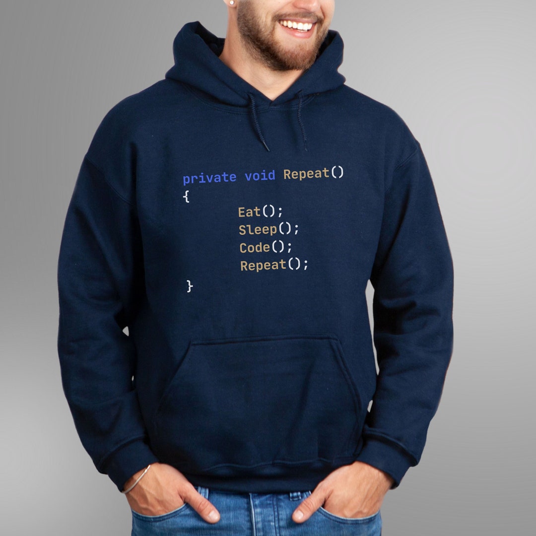 Programmer Hoodie Computer Code Sweater Programmer T Coding Print Hoodie Software