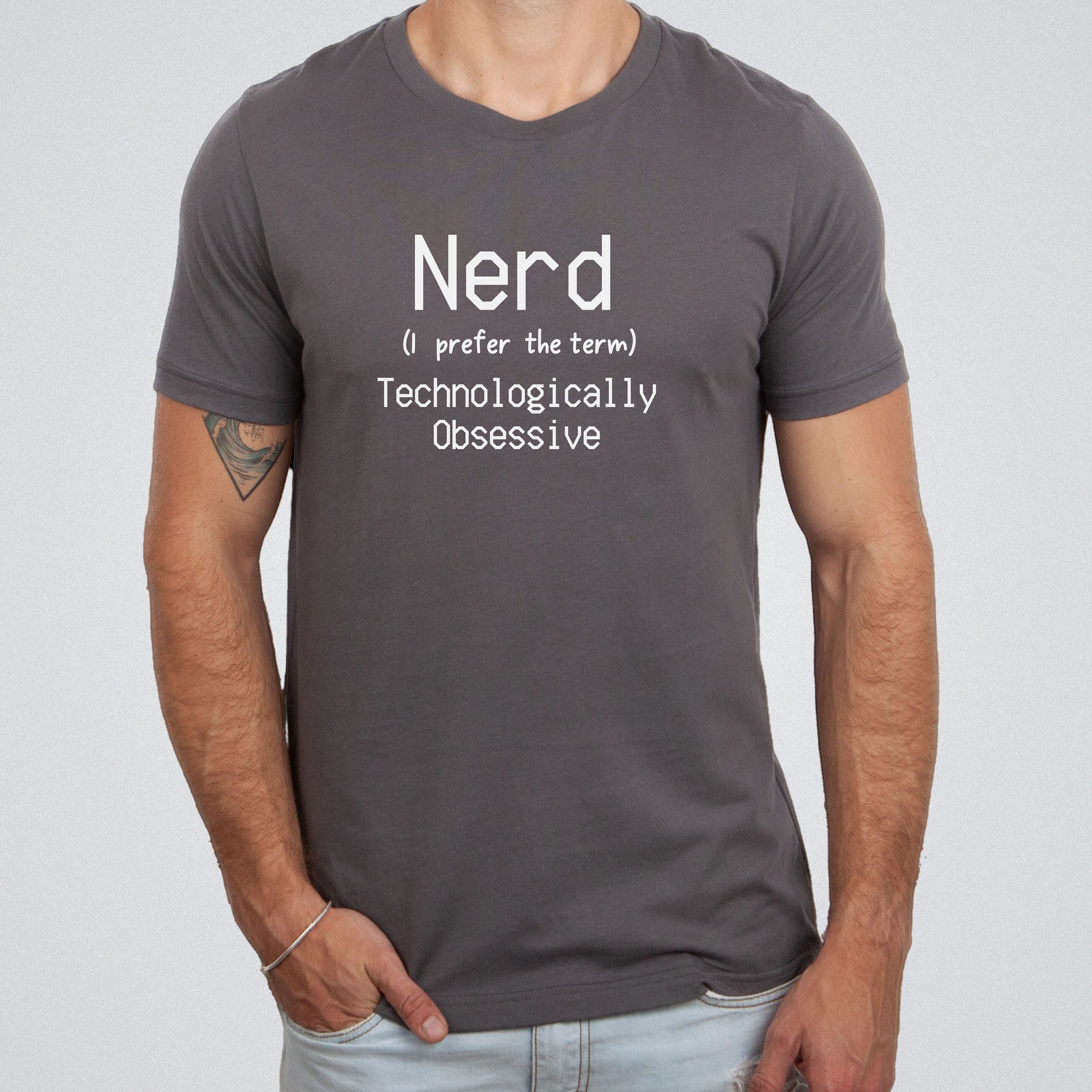Nerd T-shirt, Funny Nerd Definition Tee, Computer Programmer Shirt ...