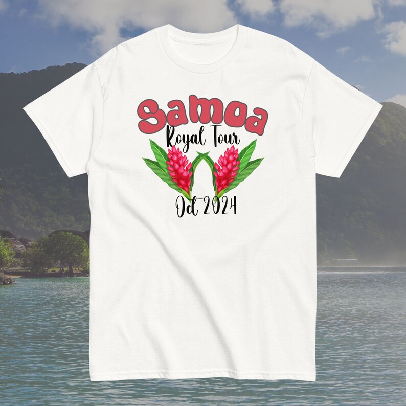 Samoa Souvenir Shirt, Samoan Royal Tour, Polynesian Gift, Pacific ...