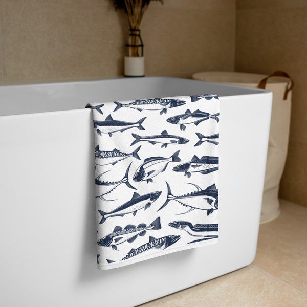 Fish Towel - Etsy