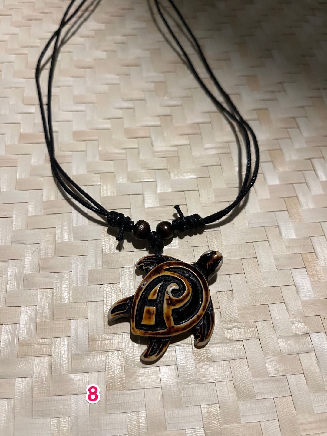 Hawaiian, Māori, & Polynesian Necklace With Honu Turtle, Maui Hook, Koa ...