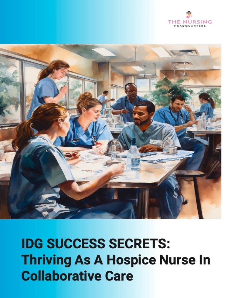IDG Success Secrets: Thriving as a Hospice Nurse in Collaborative Care ...
