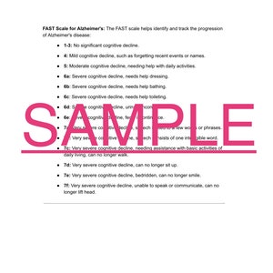 Alzheimer's Disease: A Cheat Sheet - Etsy