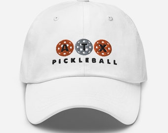 Pickleball Hat Austin ATX Pickleball Lovers Embroidered - Etsy