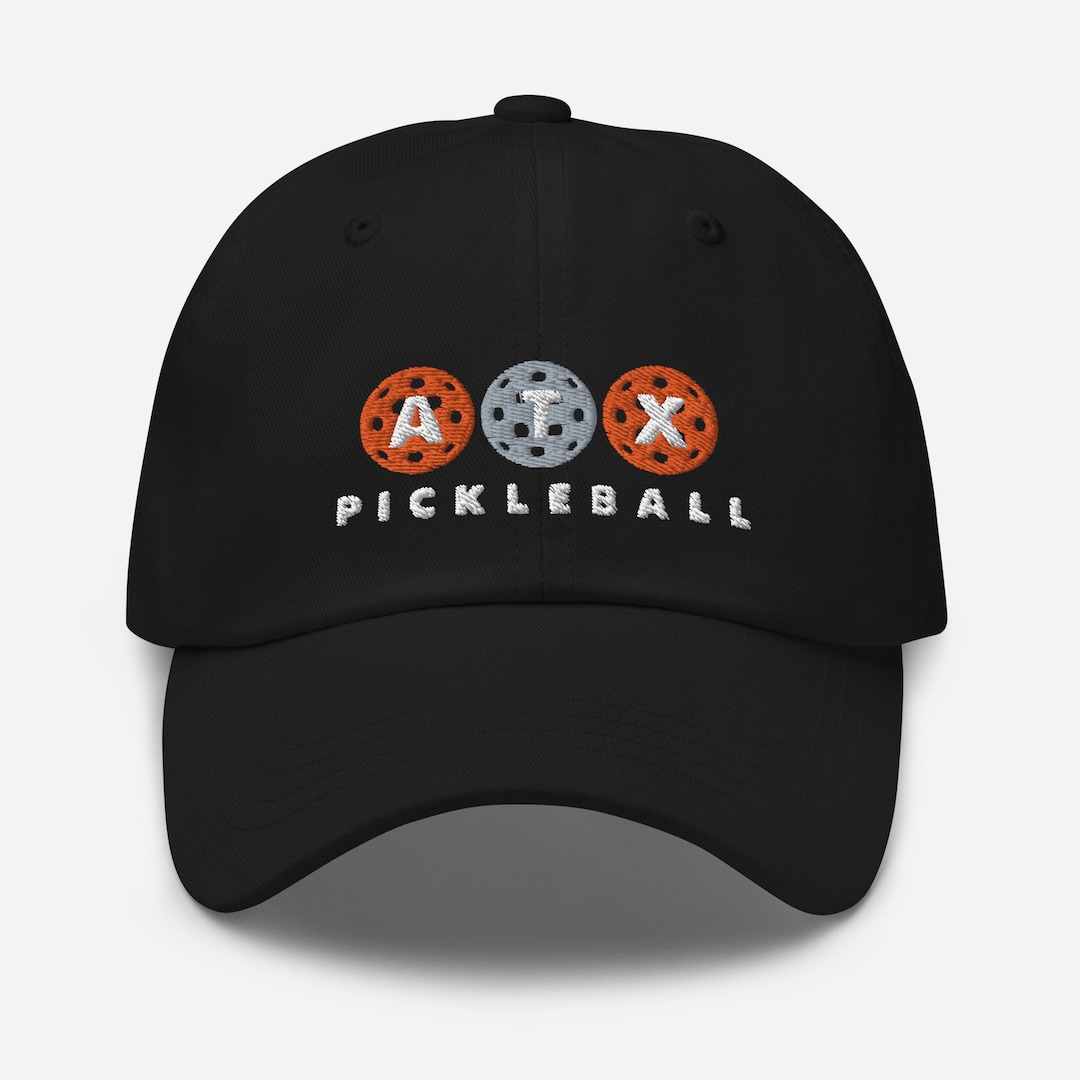 Pickleball Hat, Austin, ATX Pickleball Lovers, Embroidered Unisex Hat ...