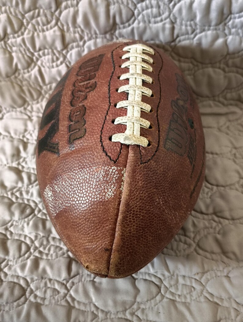 Wilson TDY NFHS 11" Vintage Football Full Grain Leather Roosevelt RVH ...