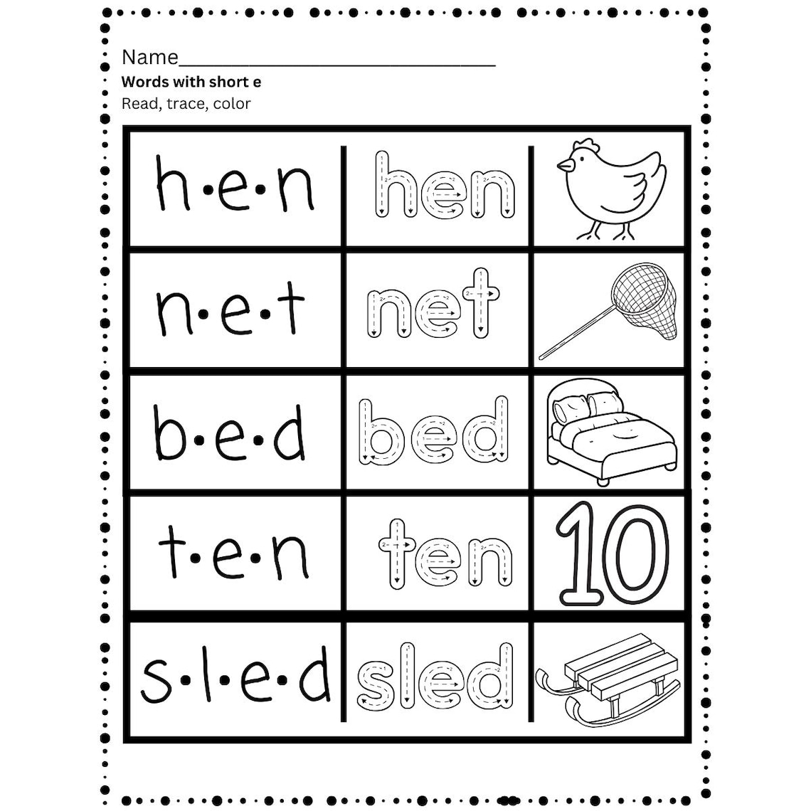 Phonics Review Package - CVC Short Vowel Words Review- NO PREP Needed ...