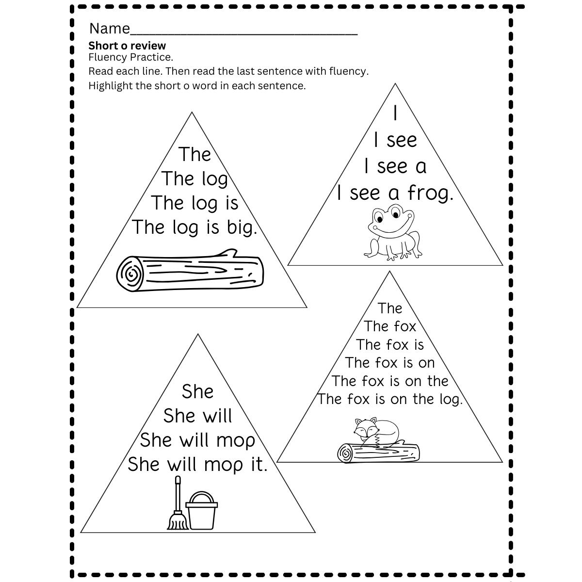 Phonics Review Package - CVC Short Vowel Words Review- NO PREP Needed ...
