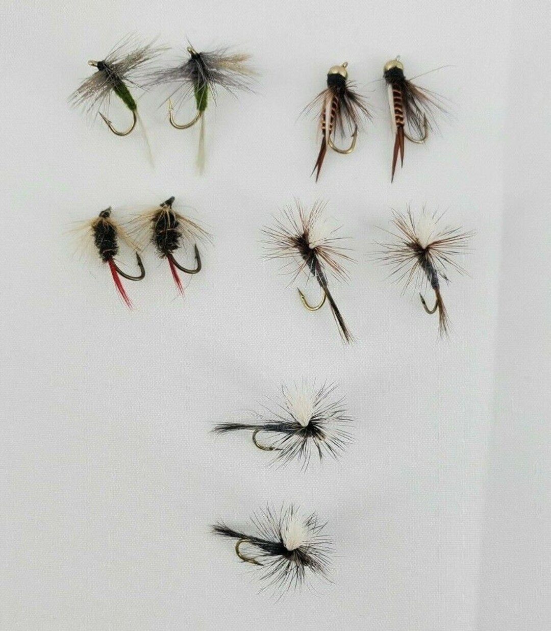 10 Different Assorted Dry Flies 2 Blue-winged Olive Parachute - Etsy