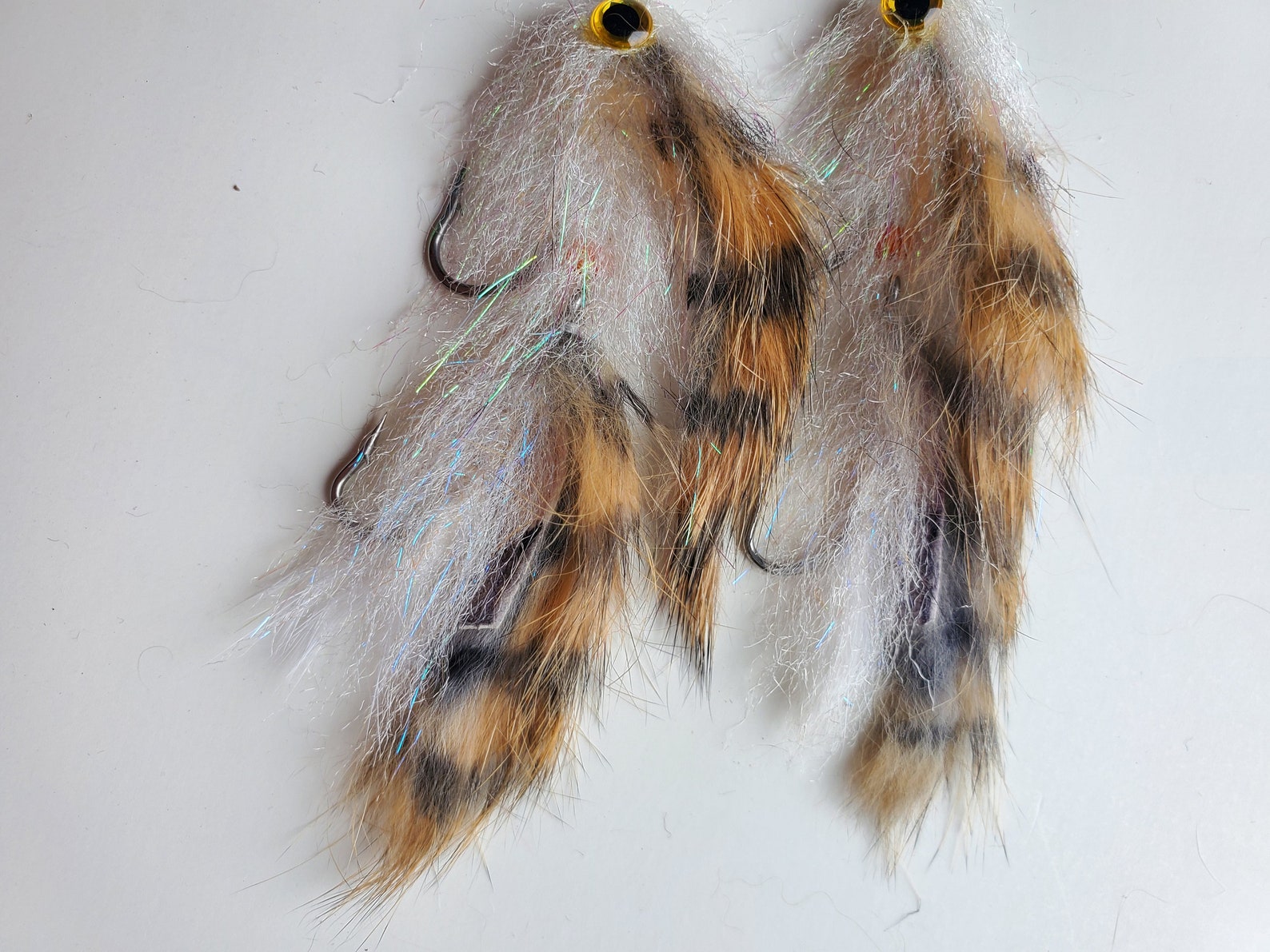 Rainbow Trout Articulated Streamer Flies With a Trailer Hook in Various ...