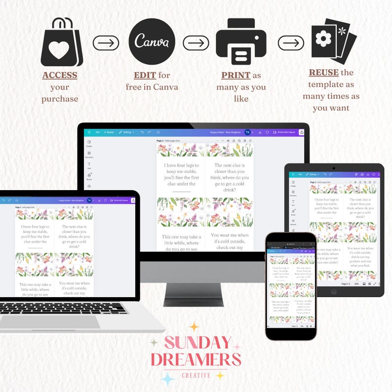Printable Easter Scavenger Hunt Clues, Instant Download, 12 Easter Egg ...