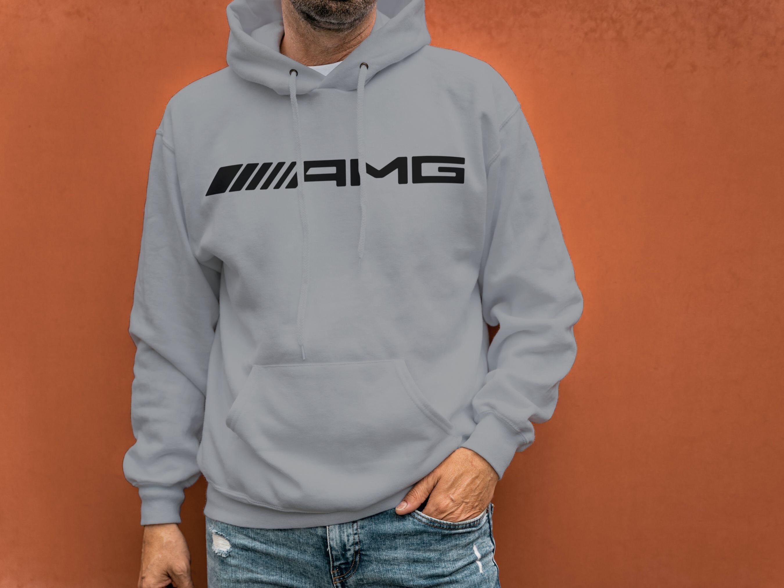 Men's Mercedes AMG Logo Hoodie Black AMG Sweatshirt - Etsy