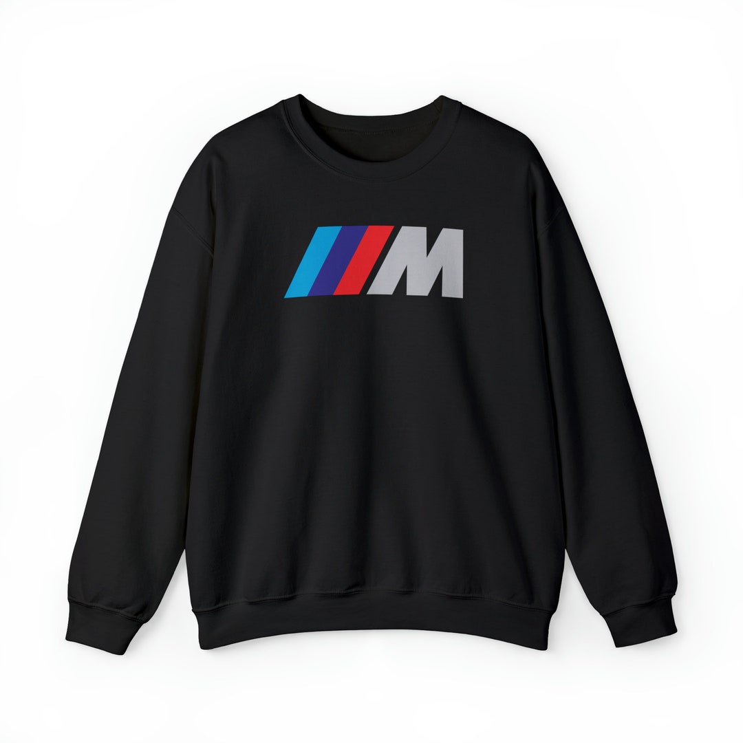 Smaller Logo Black Unisex BMW Sweatshirt White BMW M Logo Sweater Gift ...