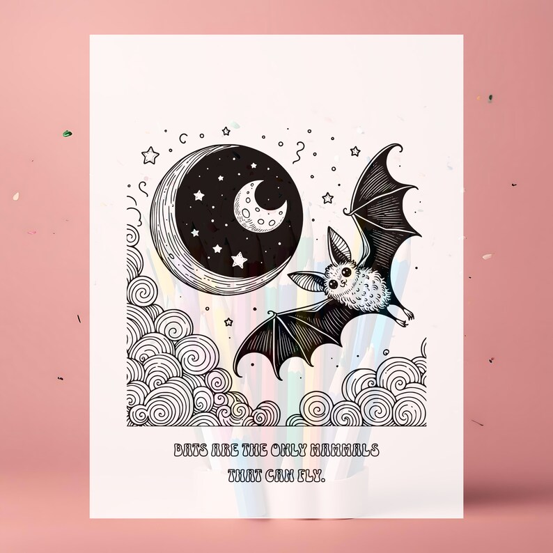 Printable Digital Adult Coloring Pages Sheets, Book Animals With ...