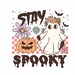 Floral Stay Spooky DTF direct to Film Transfers, Halloween DTF Transfer ...