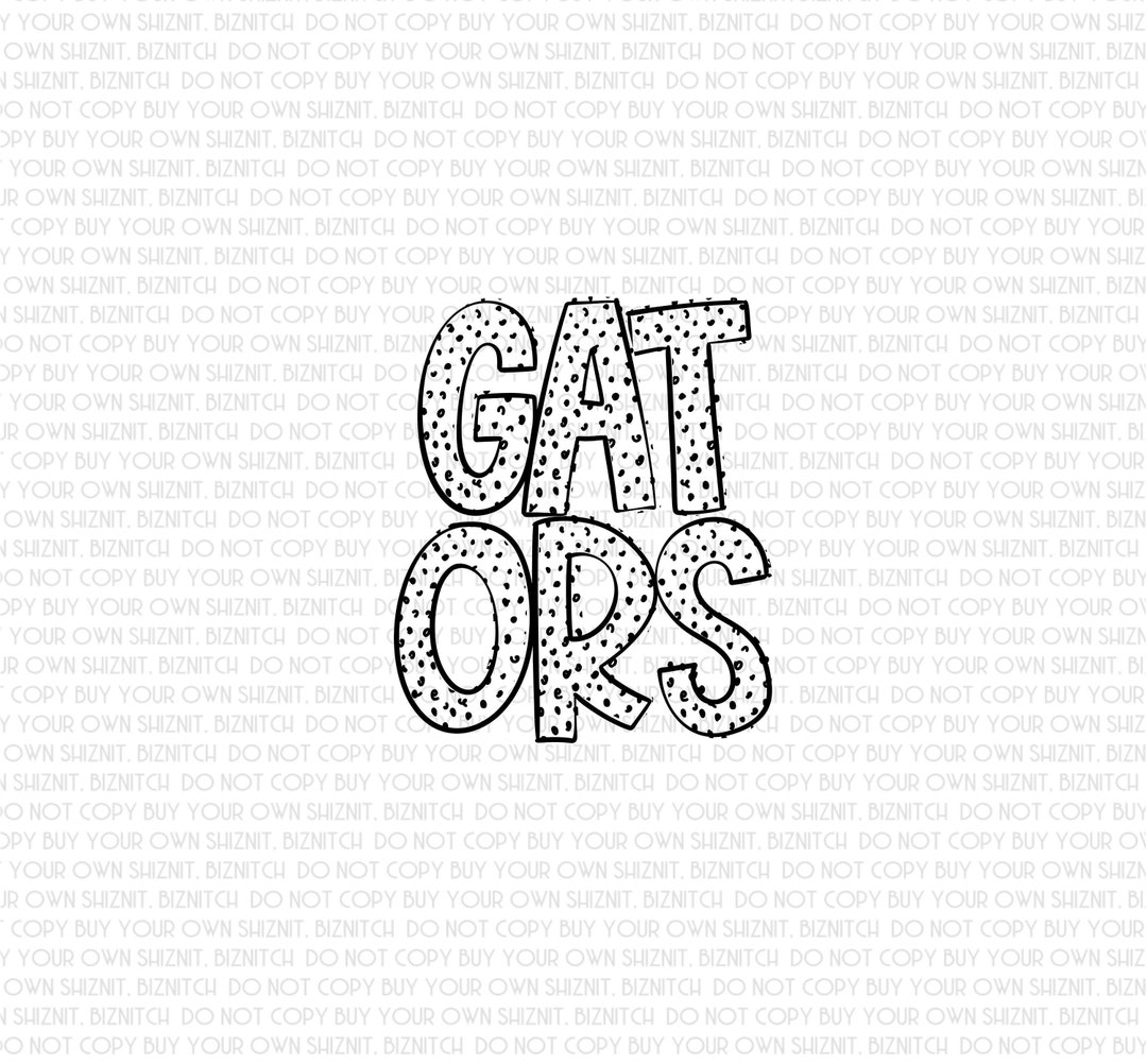 Gators DTF direct to Film Transfers, Doodle Loo Sports DTF Transfer ...