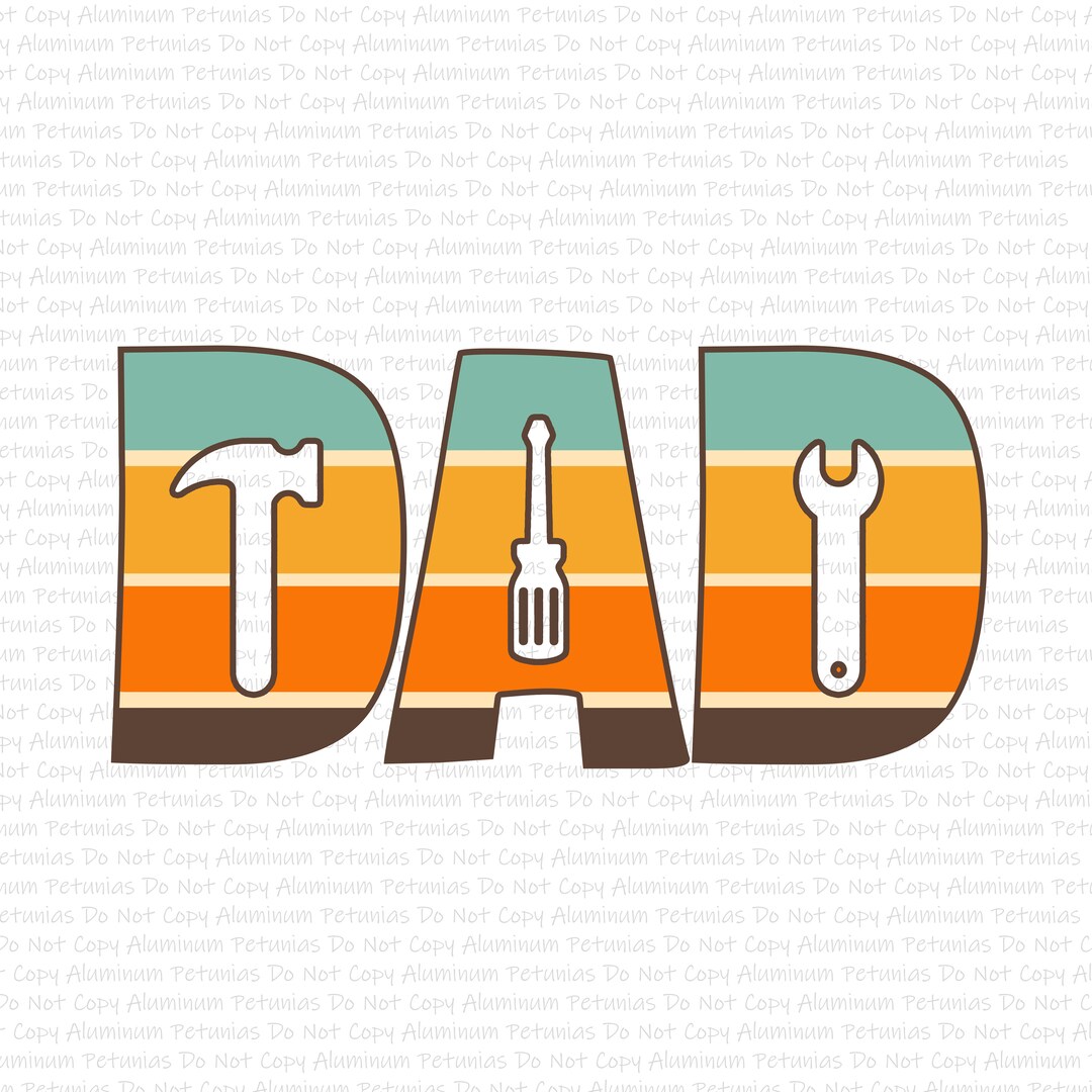 Dad Tools DTF direct to Film Transfers Father's Day DTF - Etsy